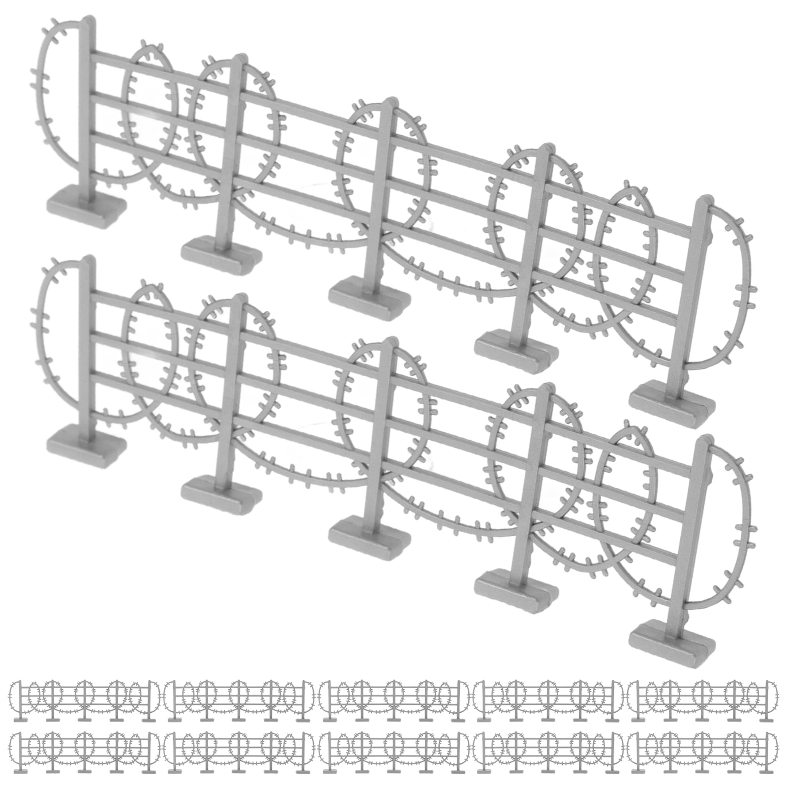 50pcs Wire Toy Fence army Scene Model Miniature Garden Fence Farm ...
