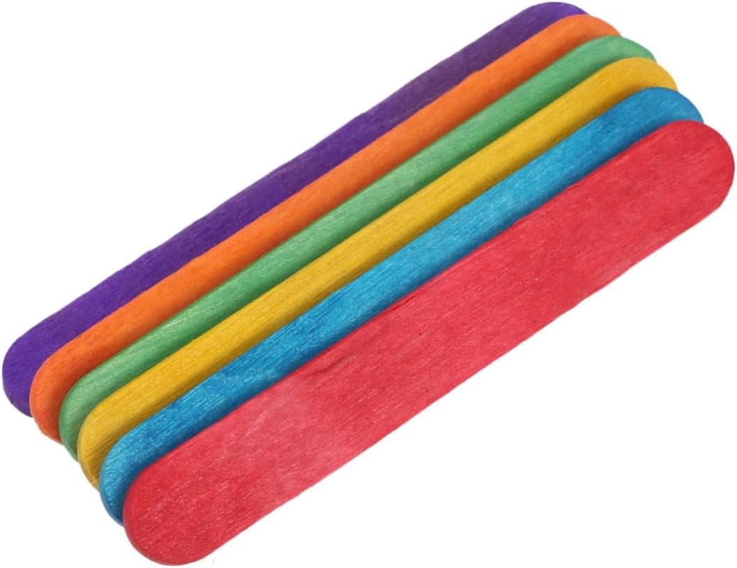 50pcs Wood Freezer Sticks Wood Crafts for Kids DIY Wood Craft Stick ...