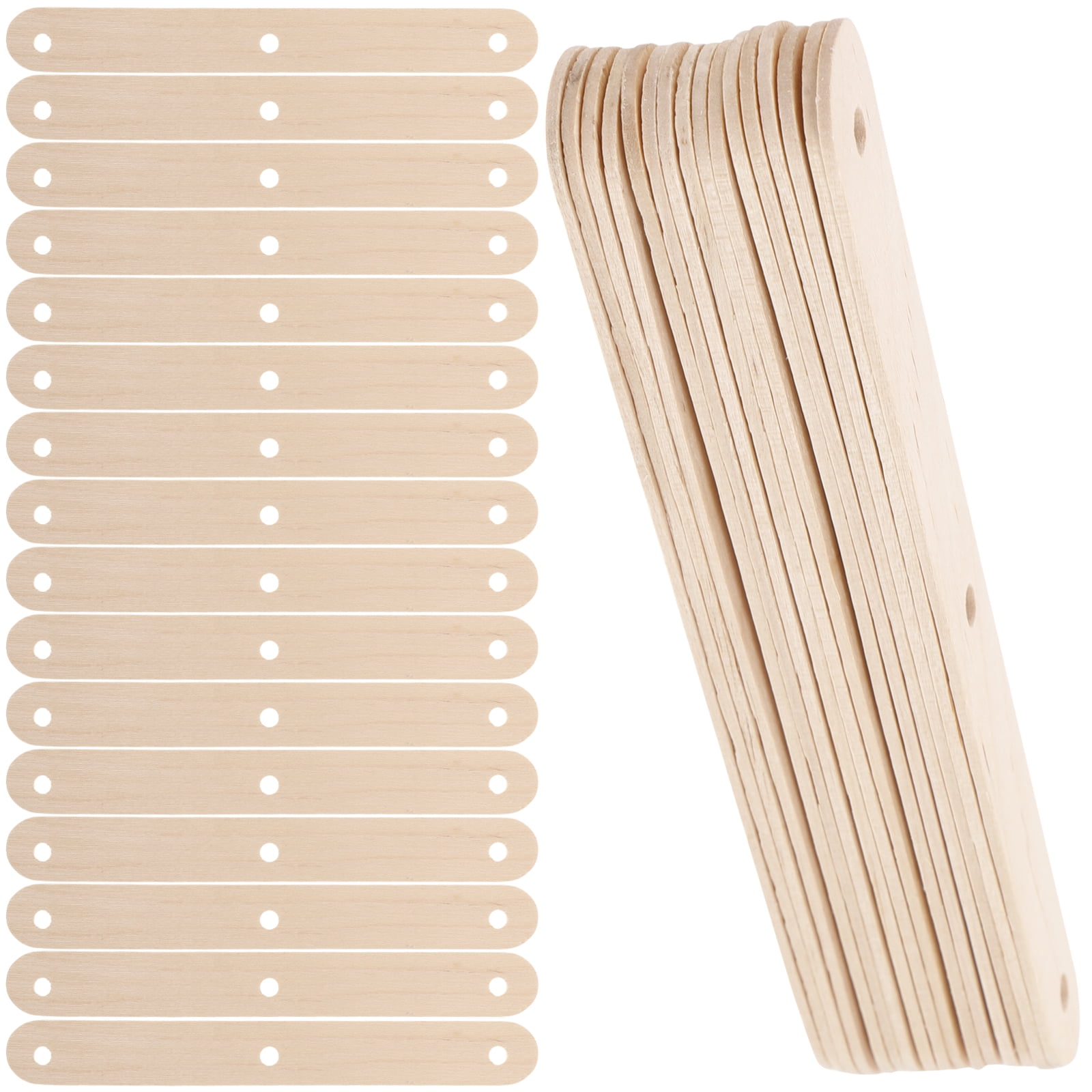HAKIDZEL DIY Material Popsicle Stick Beige 50Pcs 5.8X0.7X0.1In ...
