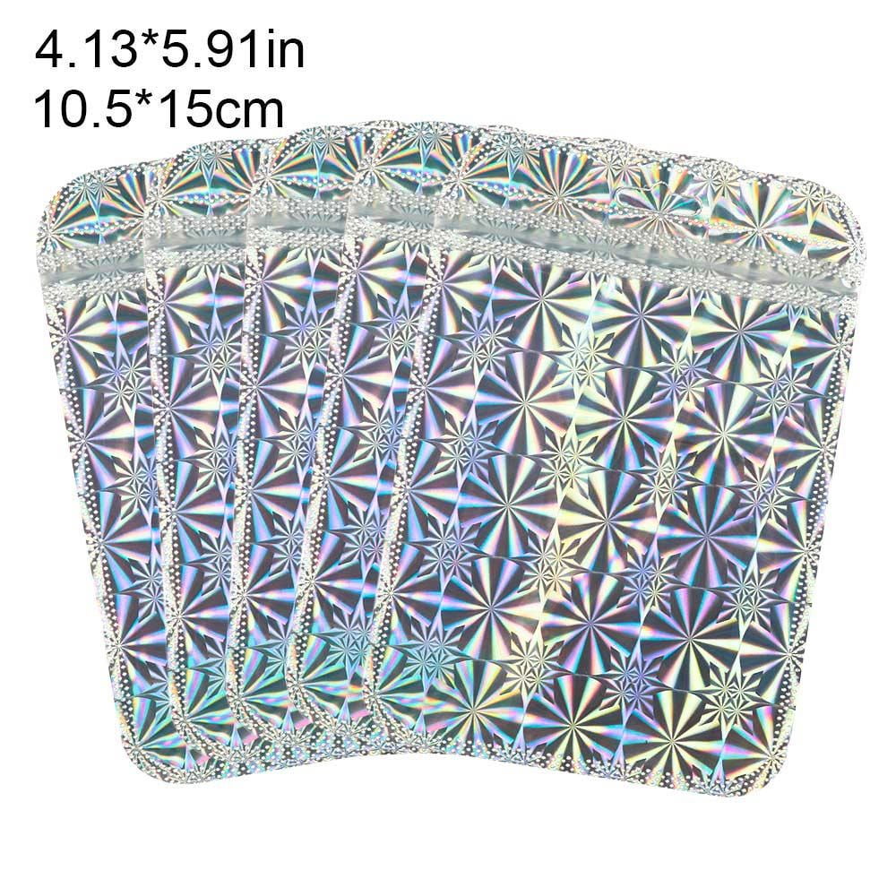 50pcs/bag Thicken Foldable Resealable Aluminum Foil Pouch Packaging Bag ...