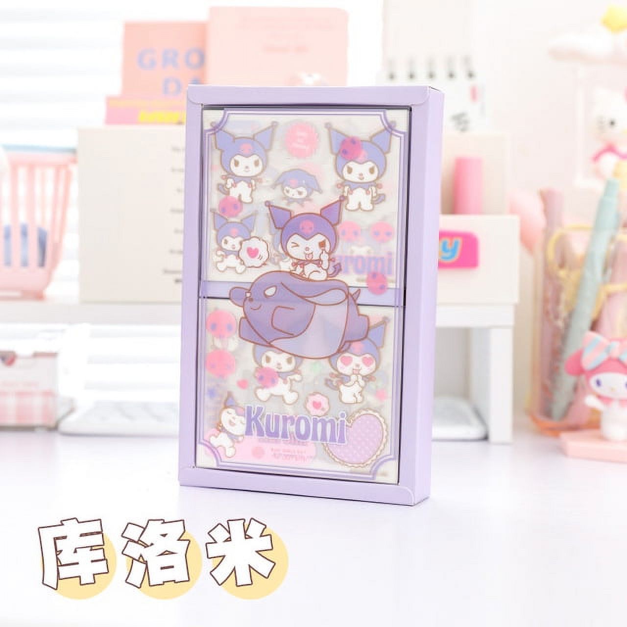 50pcs/box Sanrio Kt Stickers Sticker Genuine Kuromi Melody Cinnamoroll ...