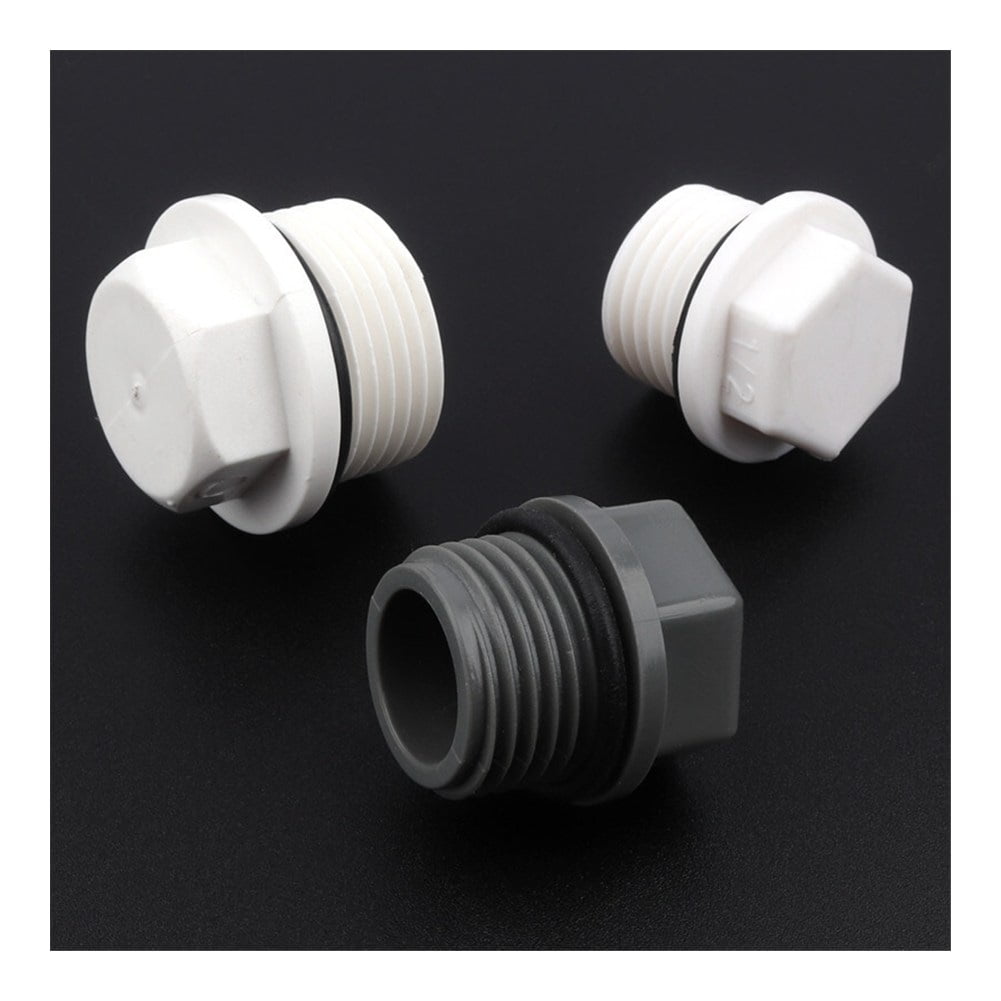 50pcs/lot 1/2" 3/4" 1 Inch Male Thread PVC Pipe Micro Irrigation ...