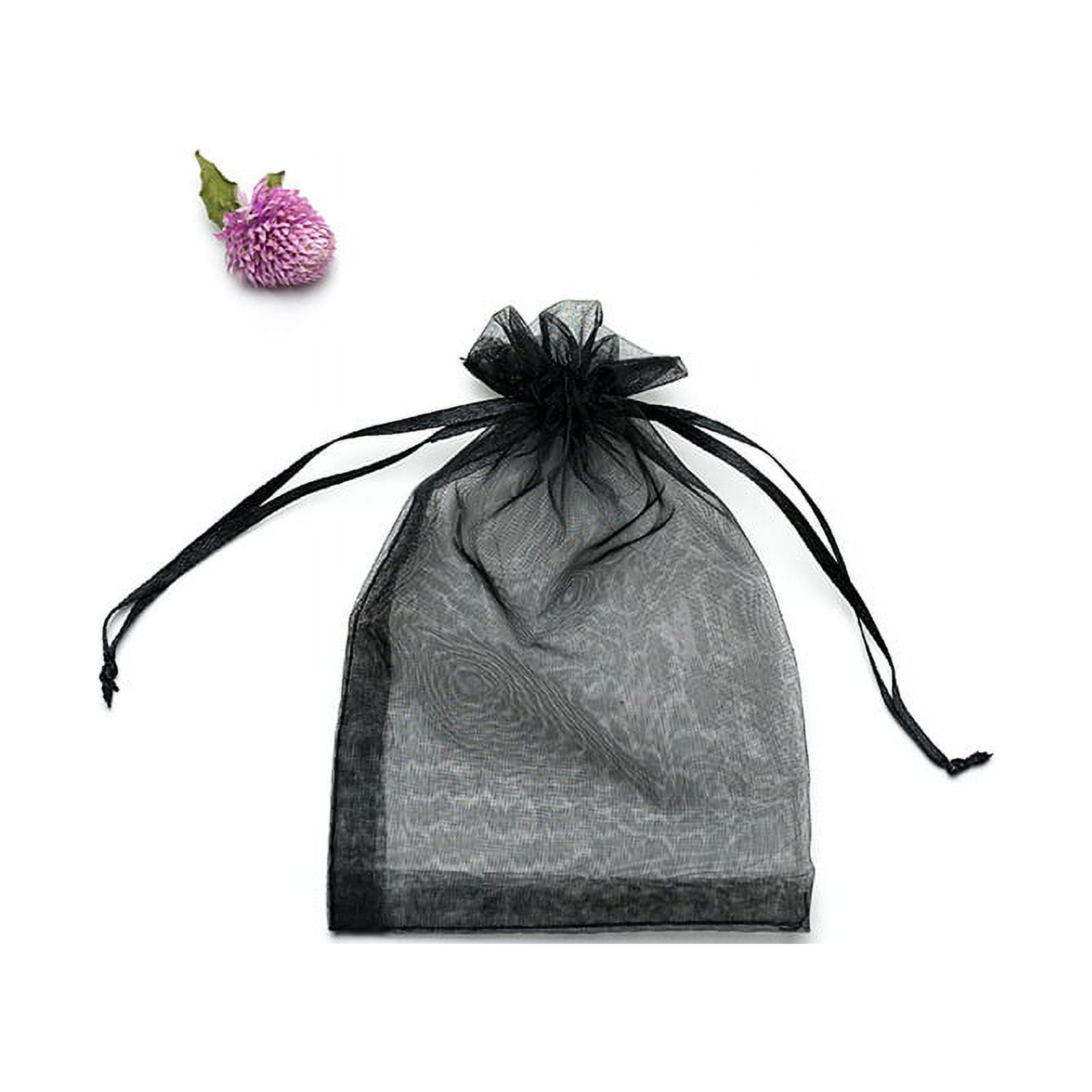 50pcs/lot Adjustable Organza Bags Drawstring Jewelry Packaging Favors ...