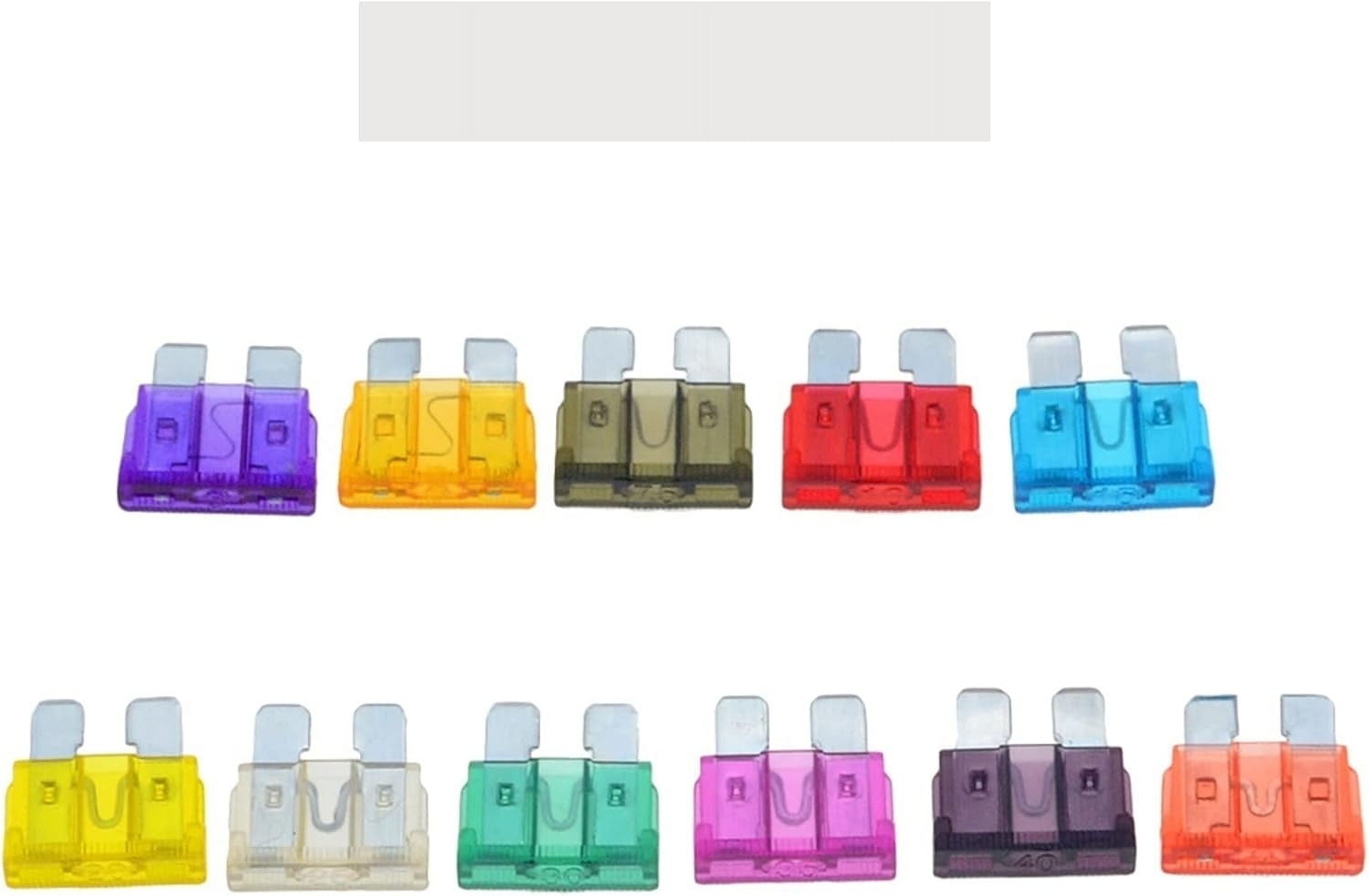 50pcs/lot Medium Size Standard Car Auto Blade Fuse 3A 5A 7.5A 10A 15A ...