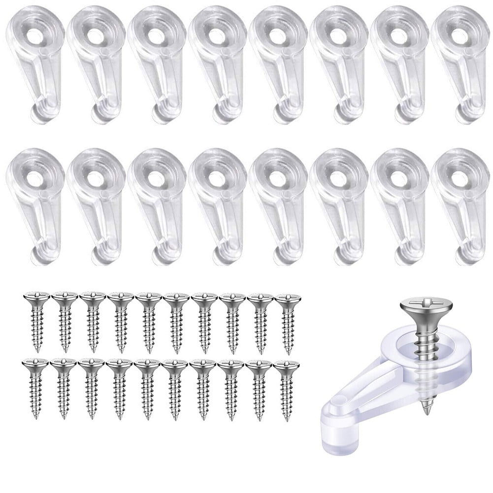 50pcs/set Retainer Clips Set Plastic Glass Door Glass Panel Retainer ...