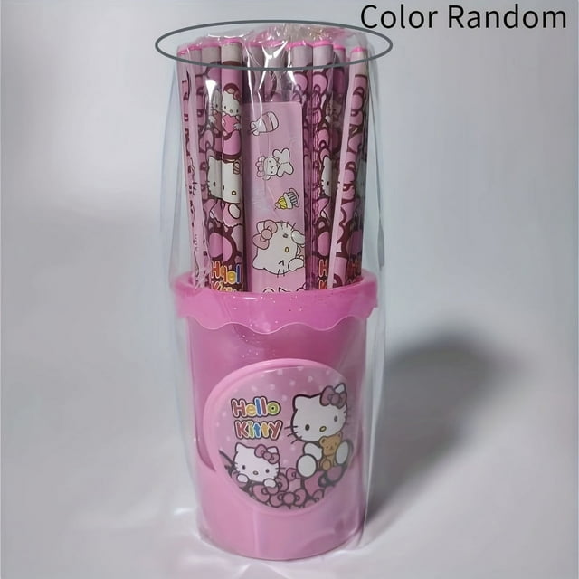 50pcs/set Sanrio Hello Kitty Kuromi Melody Cinnamoroll HB Pencils With ...