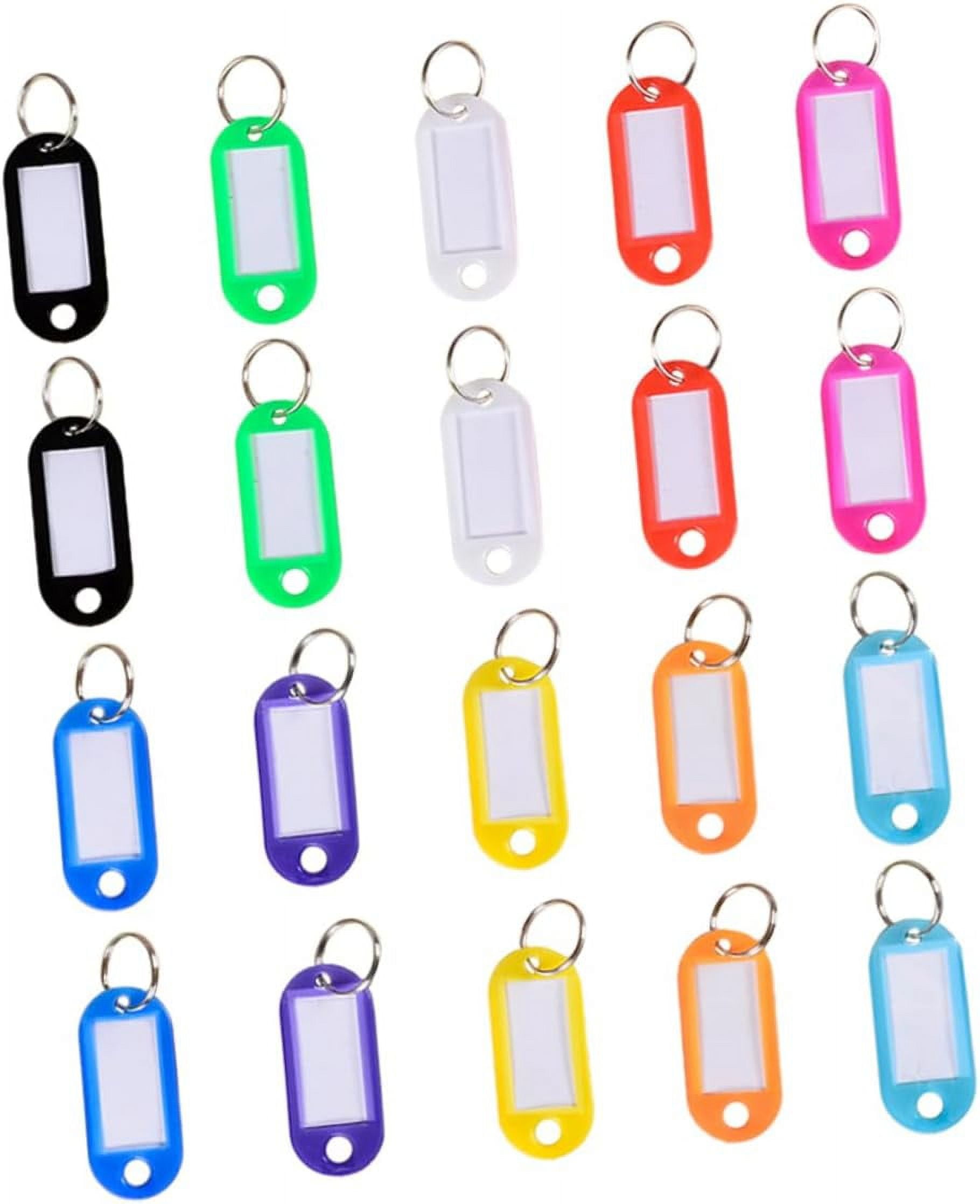 Key Identifiers Tags Key ID Tags 50pcsColored Tabs Car Key Ring ...