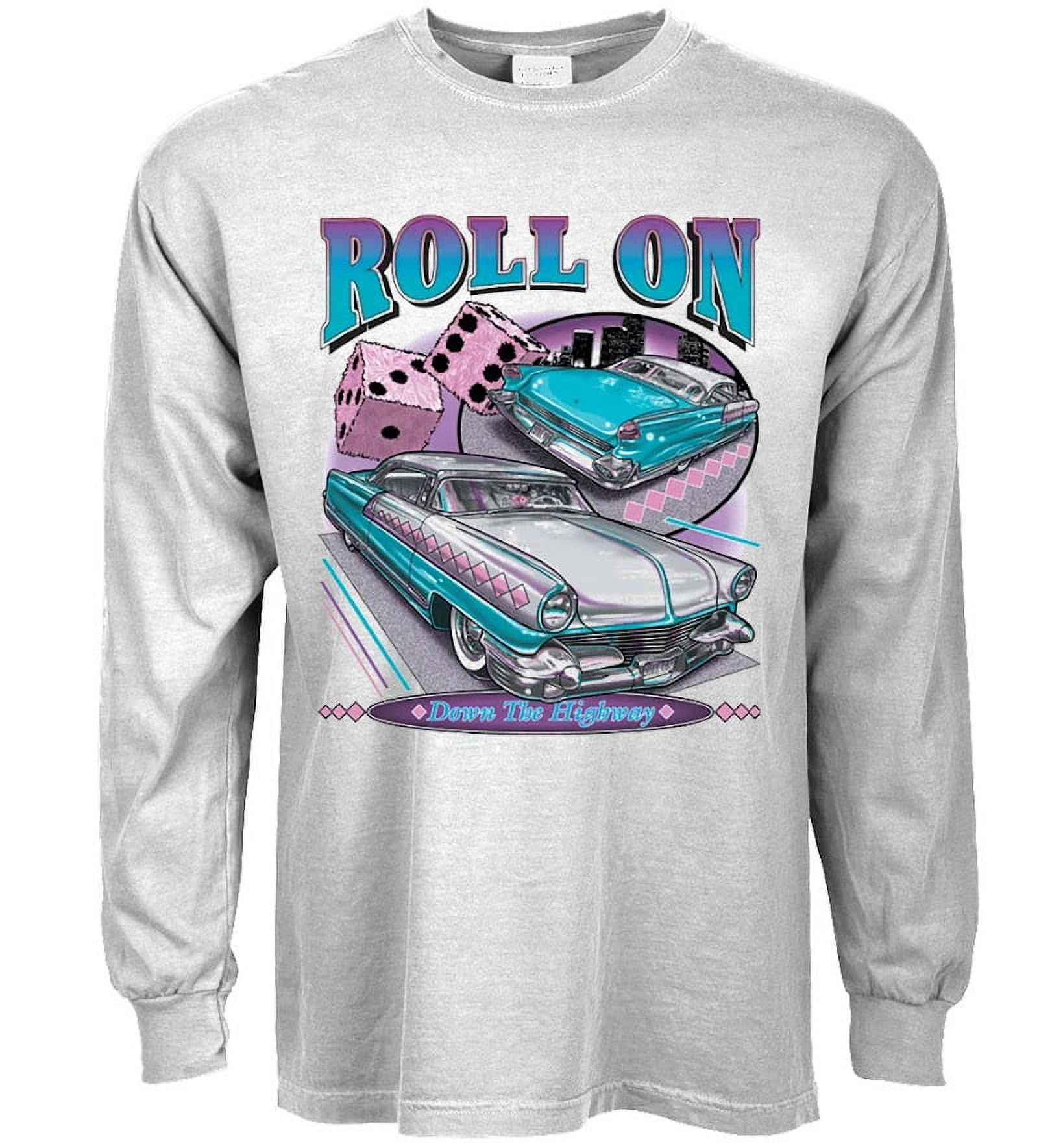 50s 60s Nostalgia Calssic Cars Dad Gifts T-shirt Long Sleeve Mens ...