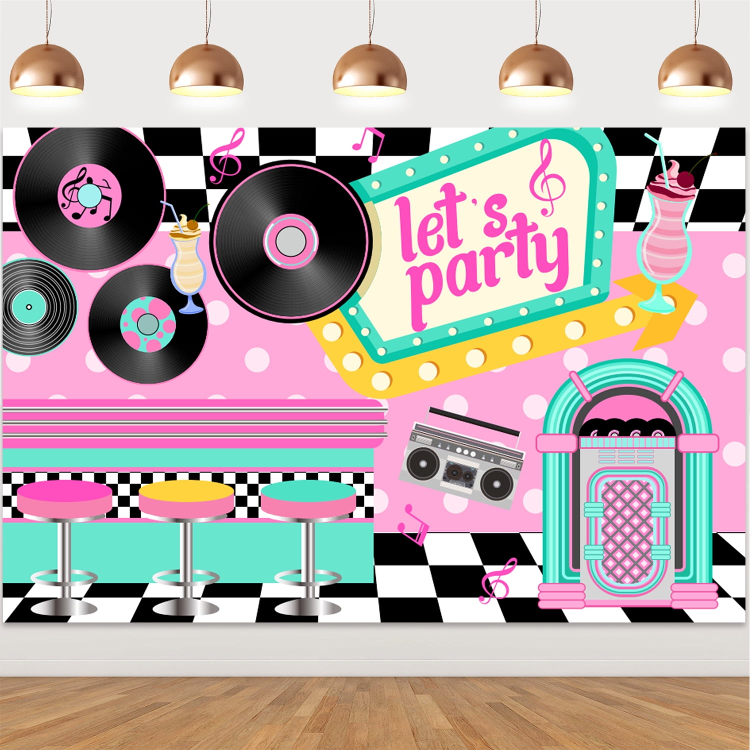 50s Party Decoration 1950's Rock and Roll Party Decoration for Adults ...