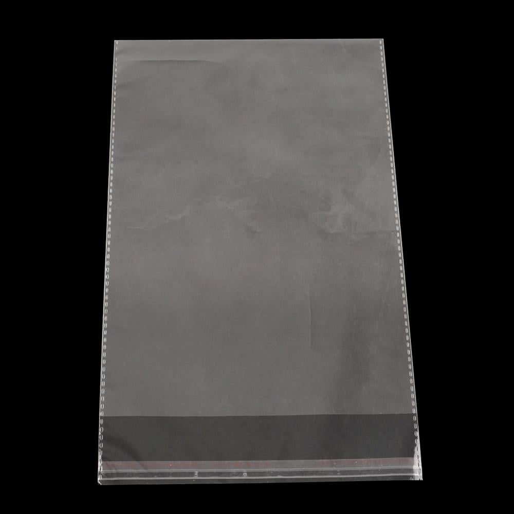 50sets Rectangle OPP Cellophane Bags Clear 27x16cm Unilateral Thickness ...