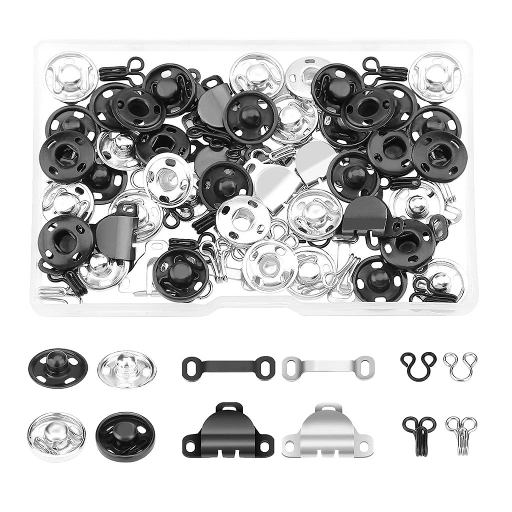 50sets of Sewing Hooks lets Fastener Snap Fasteners Garment Sewing ...