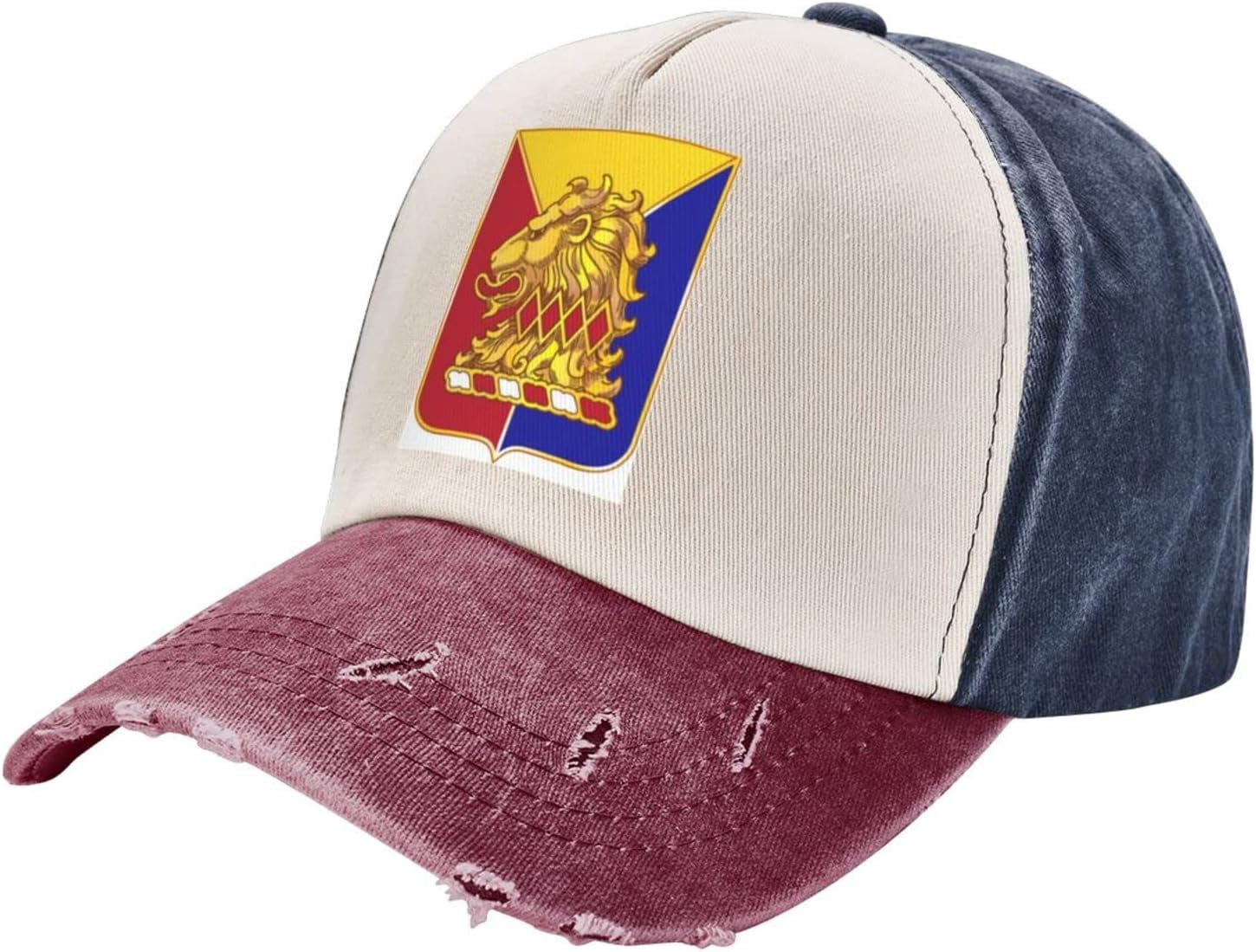 50th Armored Division Cowboy Hats for Men, Adjustable Cotton Denim ...