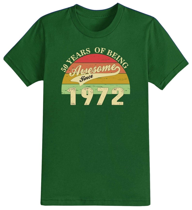 50th Birthday Gift Retro Sunset Being Awesome Fifty Gifts Year 2023 ...
