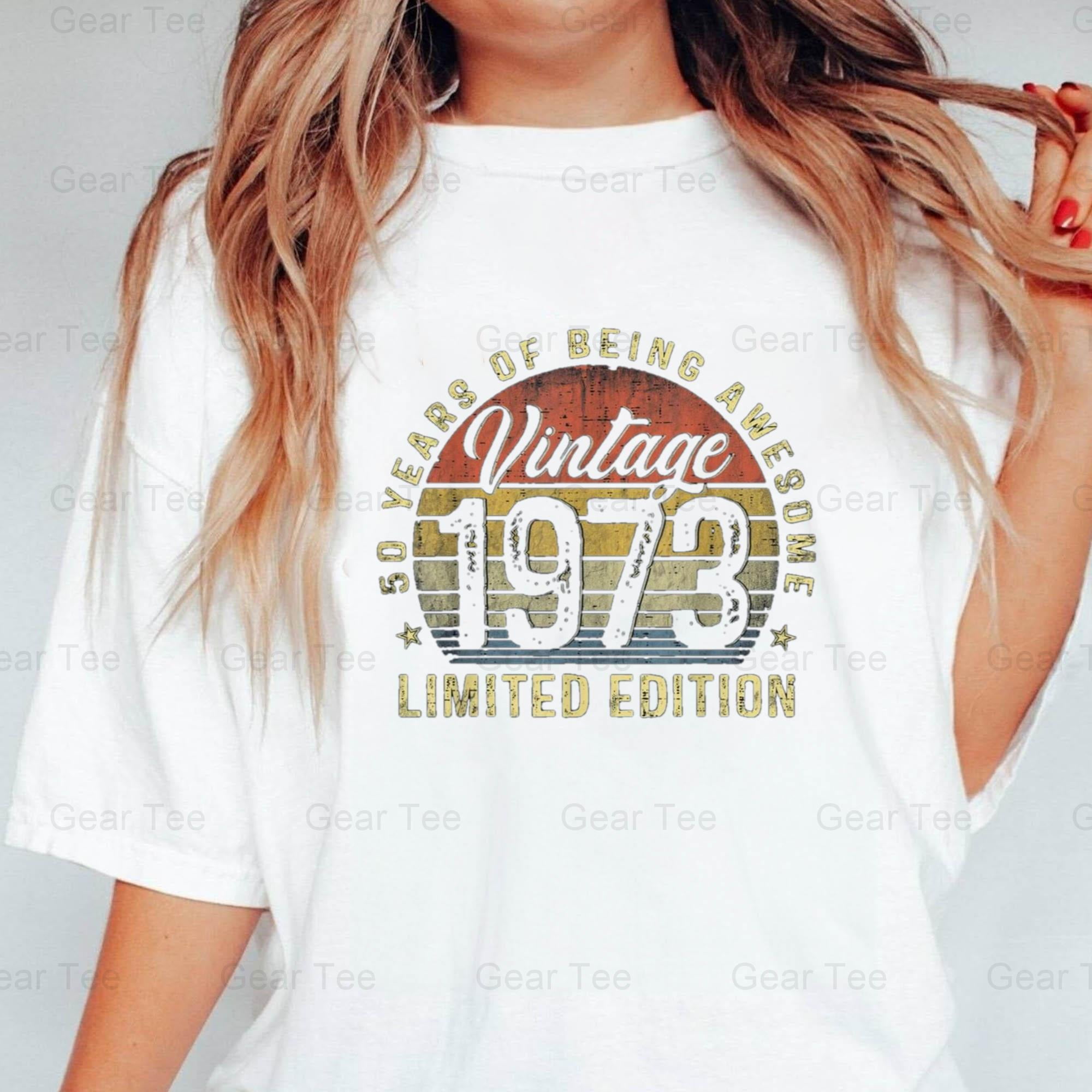 50th Birthday, Gifts, 1973, Limited Edition, 50 Year Old, Funny ...