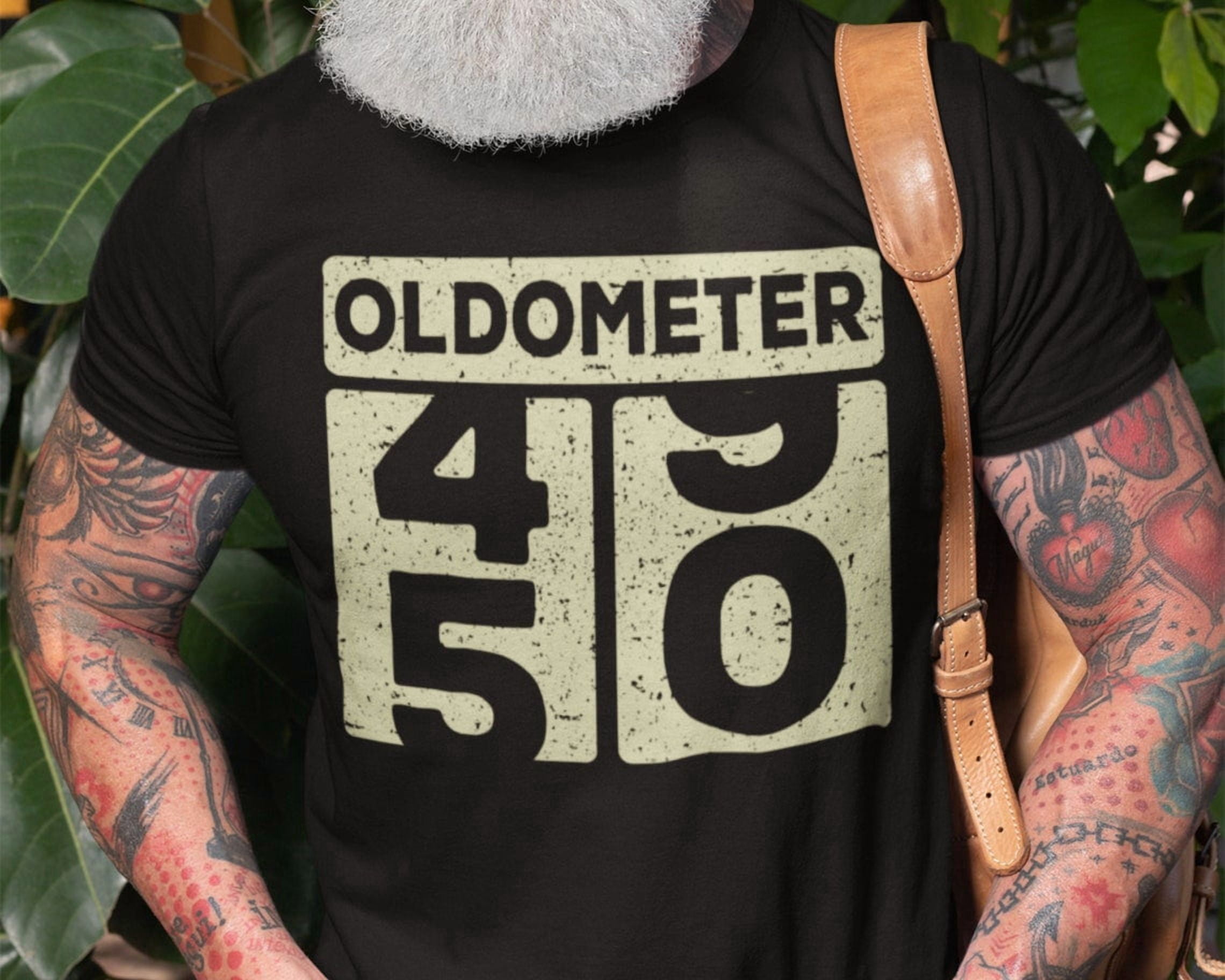 50th Birthday Oldometer 50 Year Old Turning 50 Vintage Birthday Dad ...