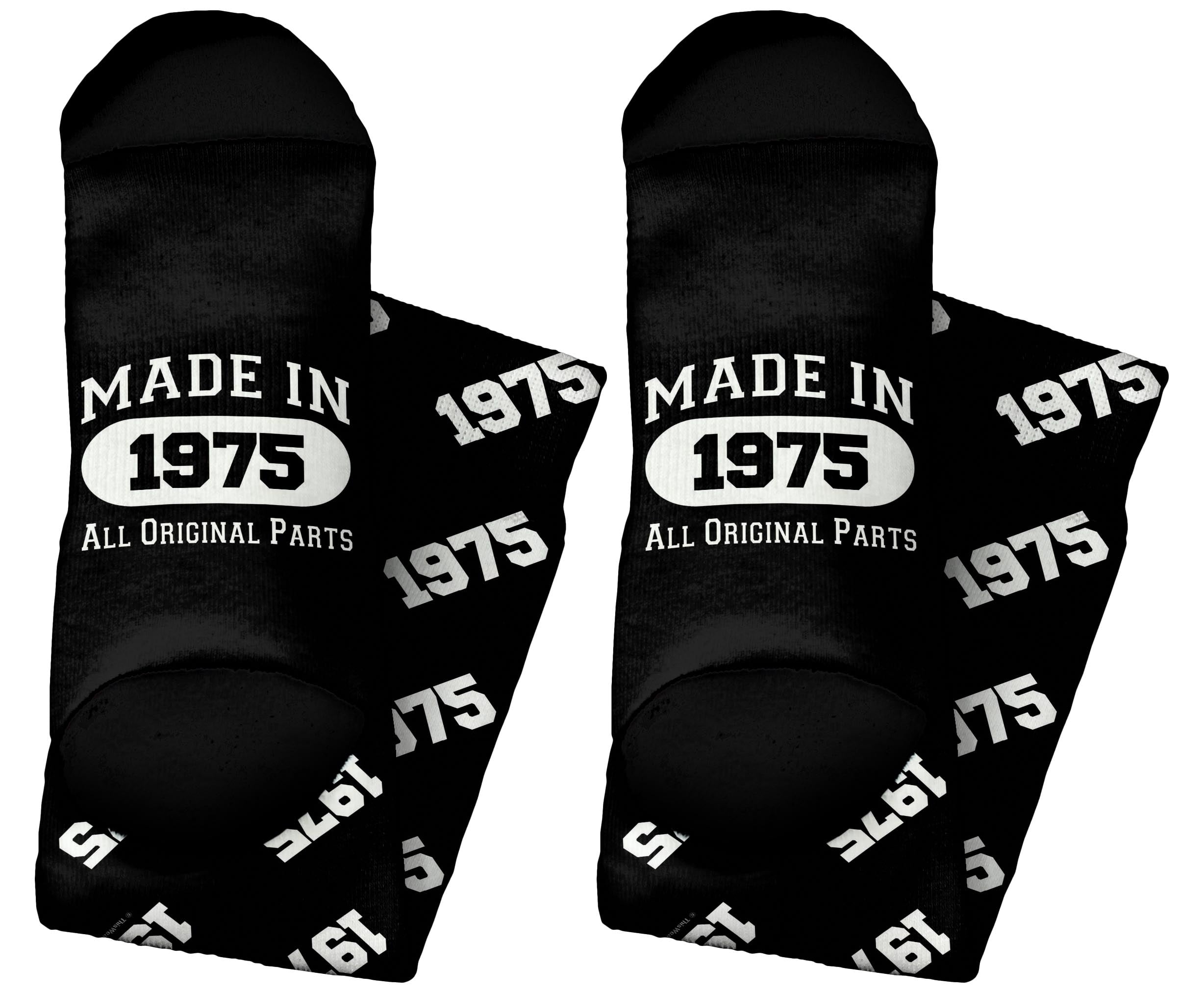 ThisWear 50th Birthday Socks Made In 1975 Generation X Socks 1-Pair ...