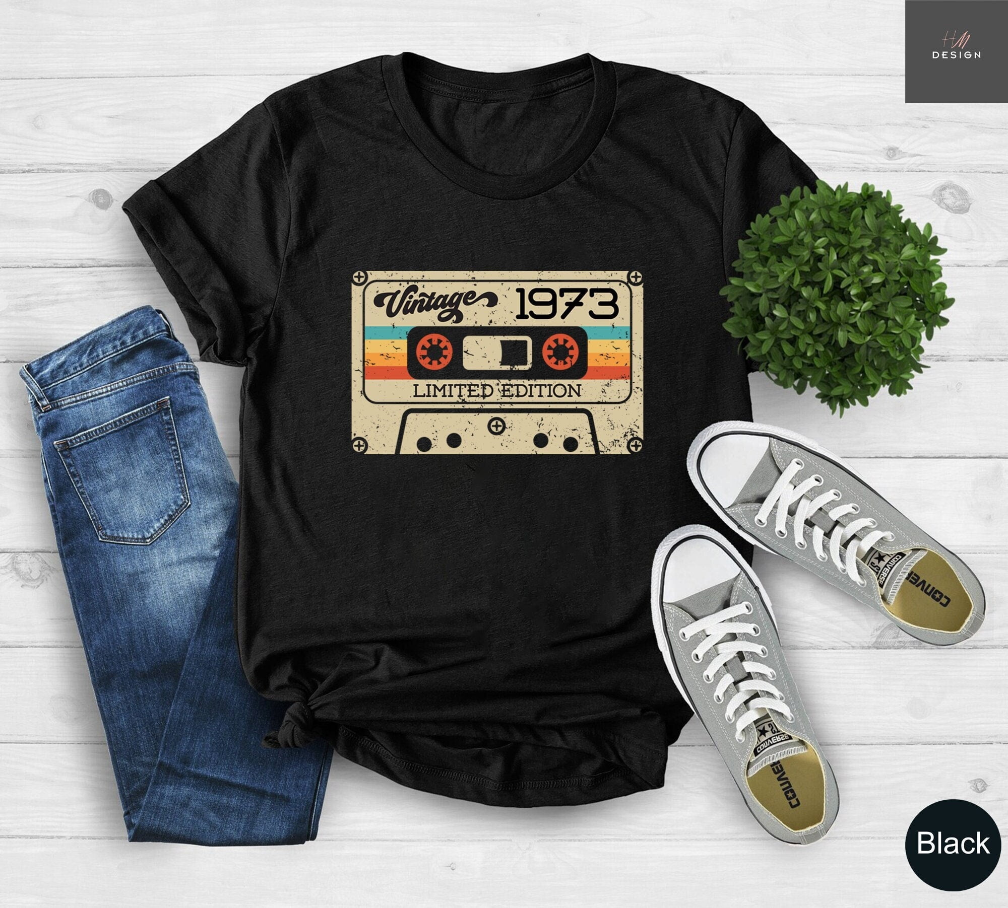 50th Birthday Shirt, 1973 Shirt, 50th Birthday Gift For Women, 50th ...