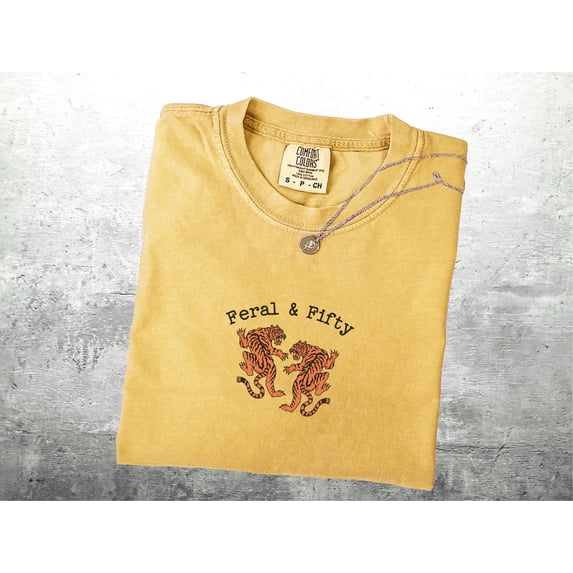 50th Birthday Shirts For Women Funny 50th Birthday Gift Feral Fifty ...