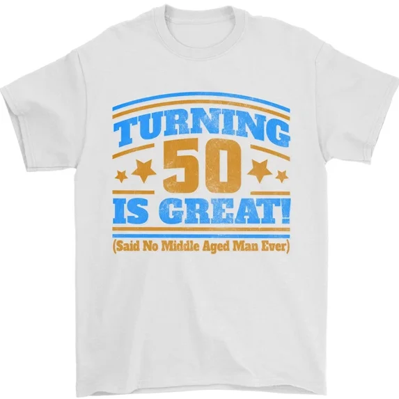 50th Birthday Turning 50's Great Year Old T-Shirt - Walmart.com