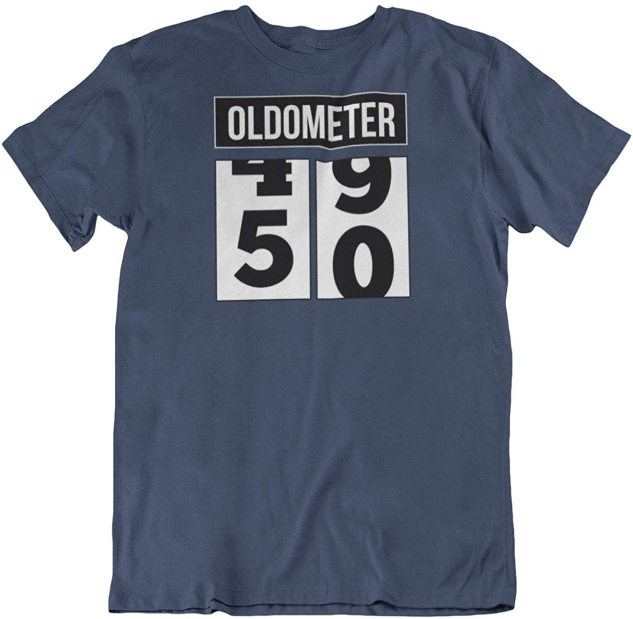 50th Birthday or Anniversary Vintage Oldometer T-Shirt Gifts for Men ...