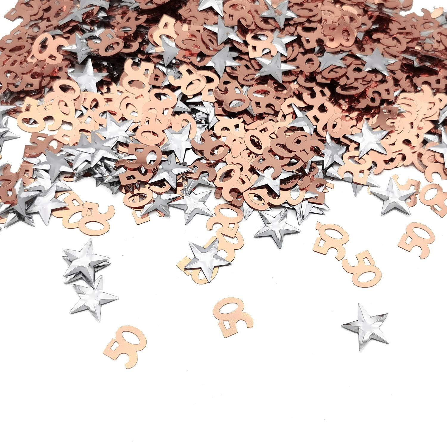 50th Rose Gold Table Confetti Bag 30g: Party Decor - Walmart.com