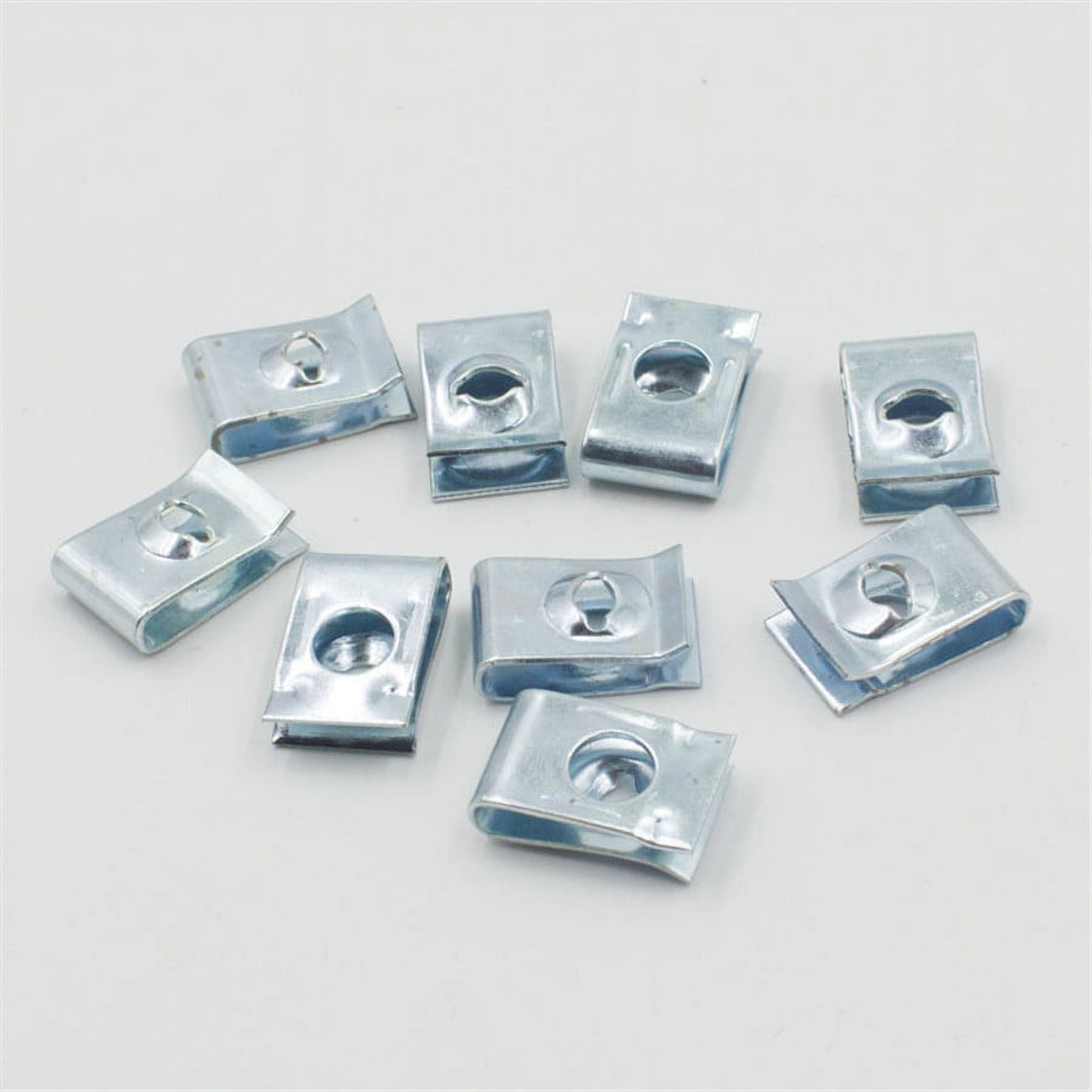 50x Auto Car Body Door Panel Fasteners Fixed Screw U Nut Gasket Trim ...