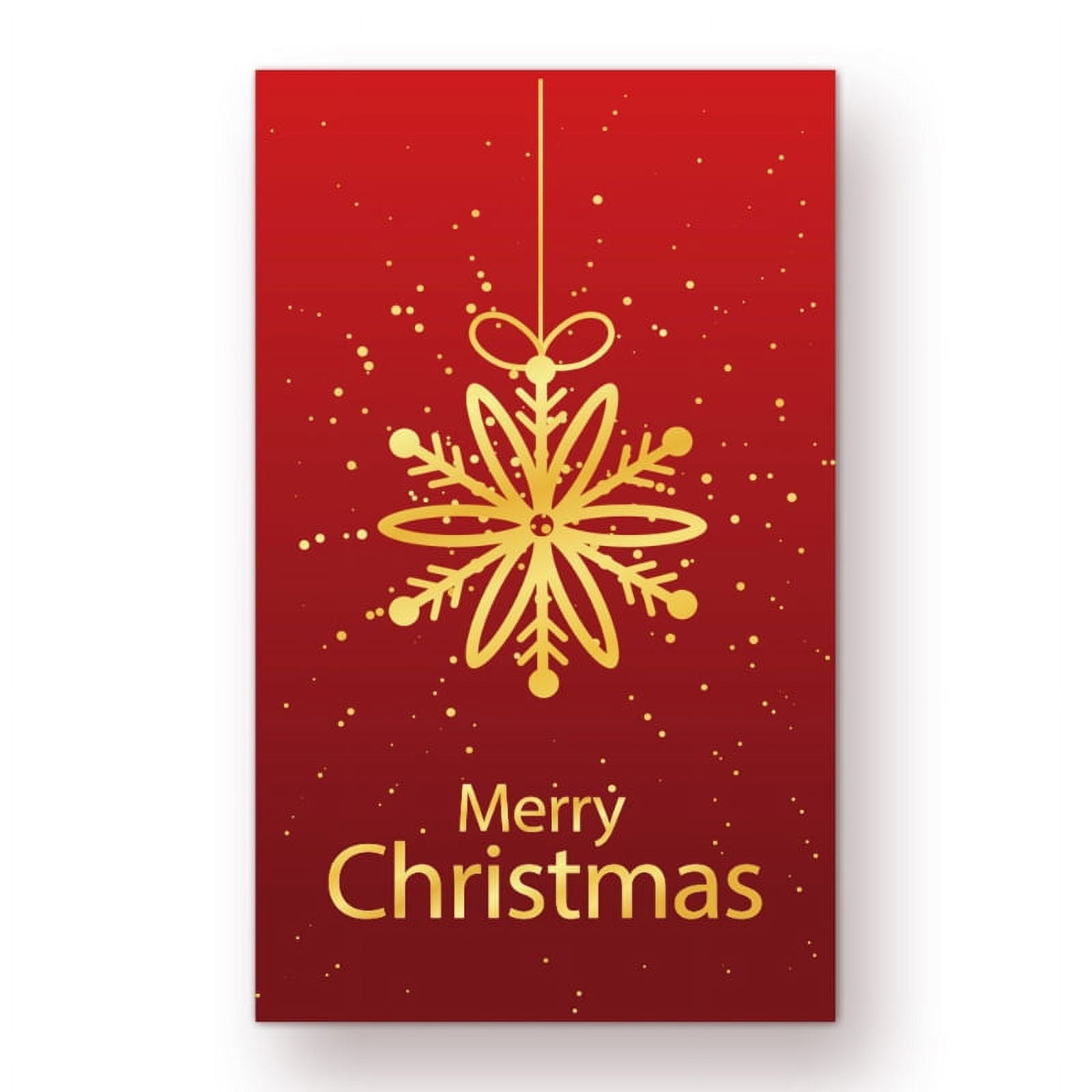 50x Christmas Cards Thank You Card Xmas Element Cards Cute Bookmarks ...