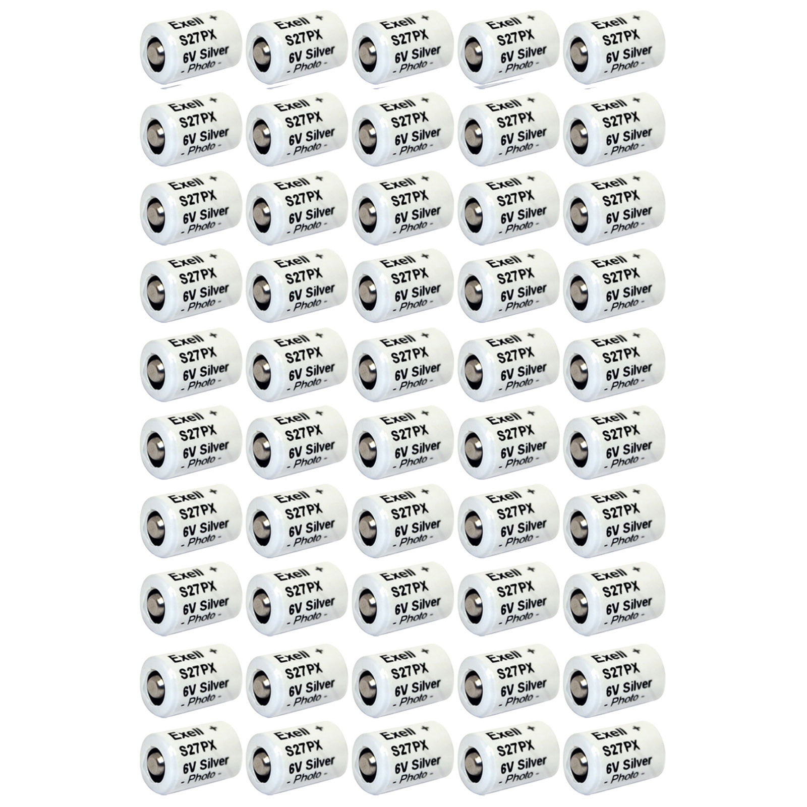 50x Exell S27PX 6V Silver Oxide Battery EPX27 V27PX 4NR43 KX27 HS3C ...