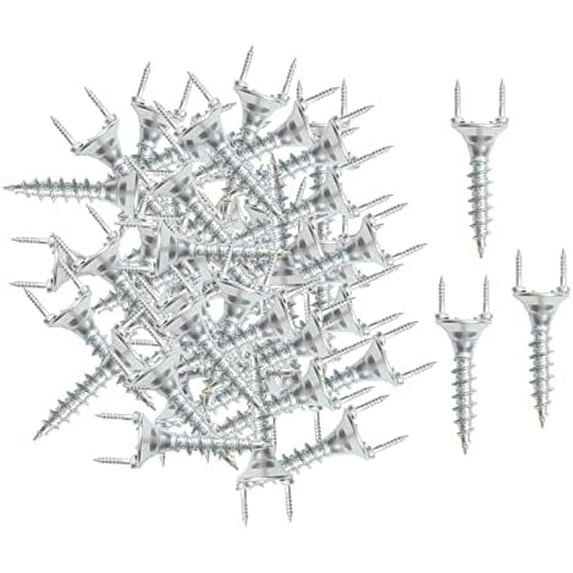 50x Invisible Screws Double Ended Screw Screws Seamless Nails Dowel ...