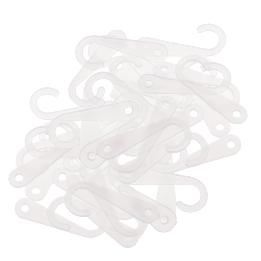 50x J Hooks Fasteners for Display Hanger - Walmart.com
