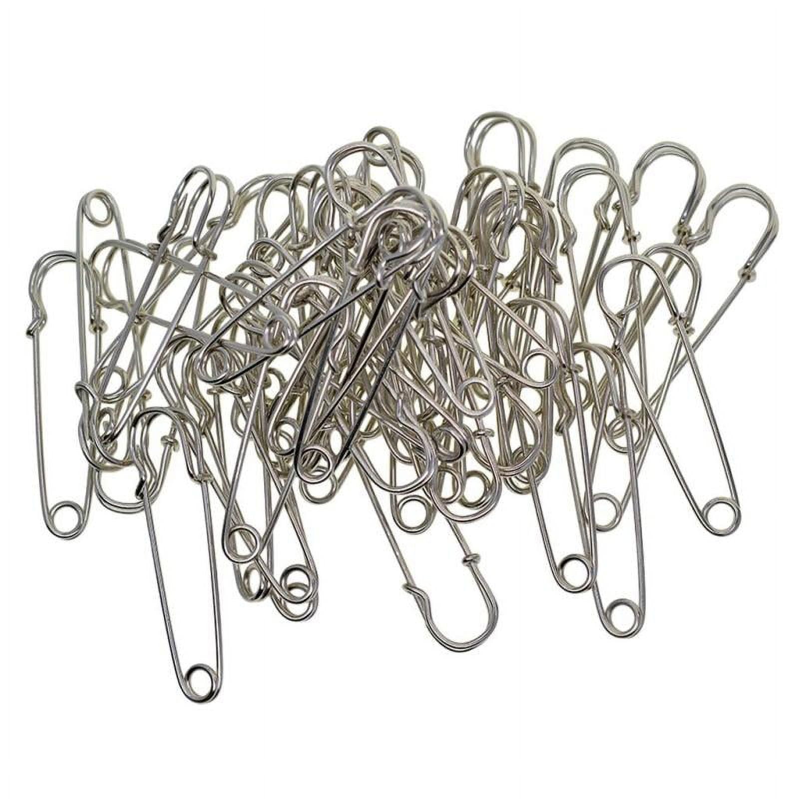 50x Large Jumbo Safety Pins Heavy Duty 3 Sizes Scarf Brooch Craft ...