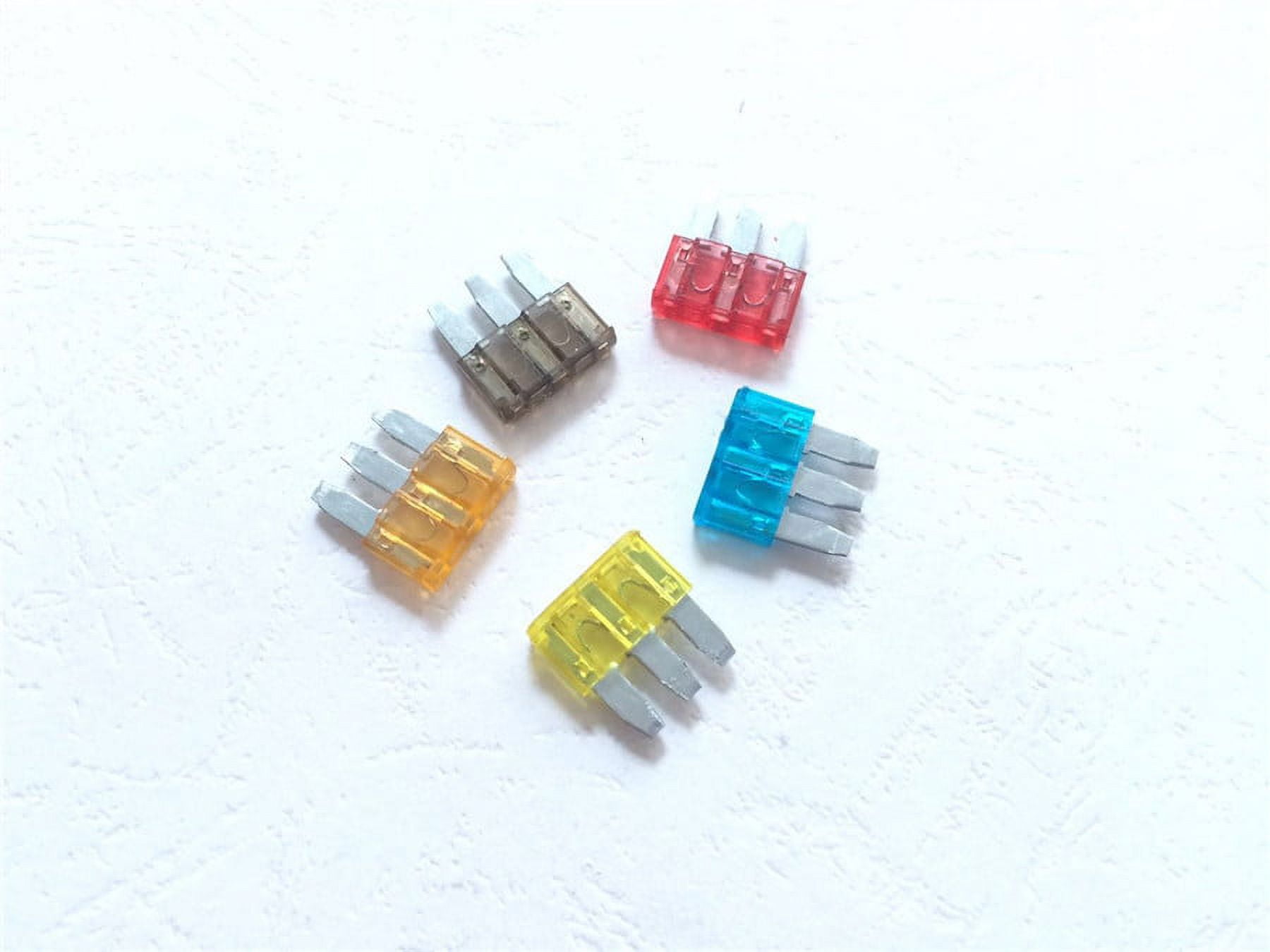 50x Micro 3 Fuse ATL Blade Fuse For Ford Focus Mondeo Dodge 5A 7.5A 10A ...