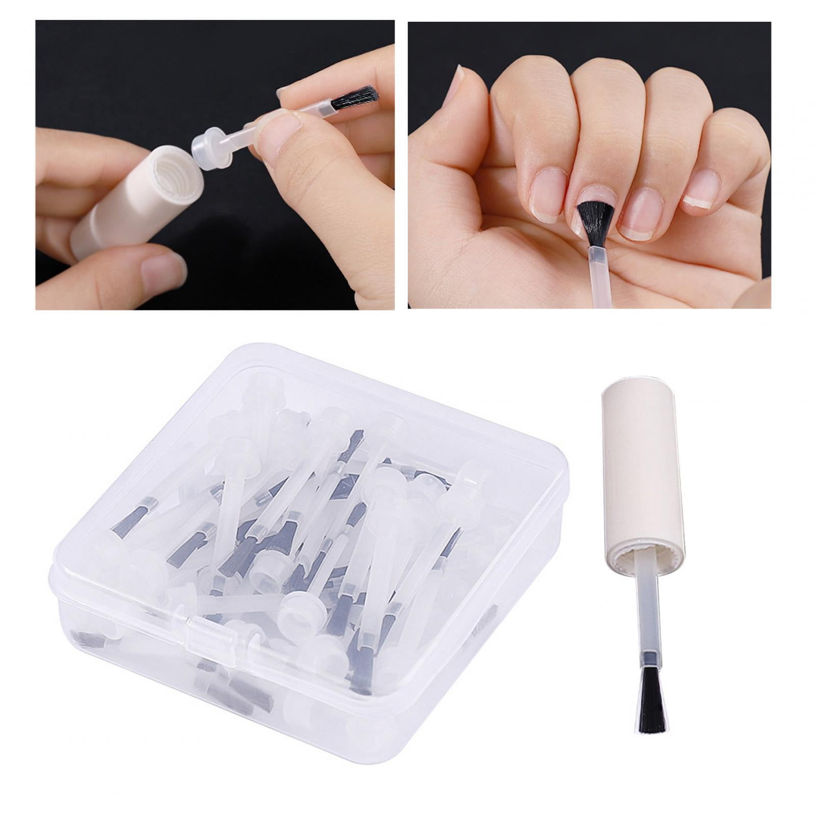 50x Nail Polish Brush, Dipping Powder Liquid Brush, 5.5cmx1.2cm, for ...