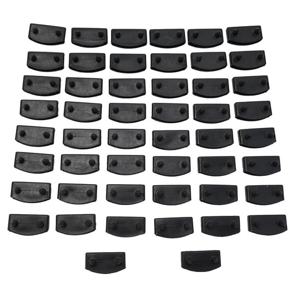 50x Replacement Wooden Bed Slat Plastic Middle or End Holders 55mm ...