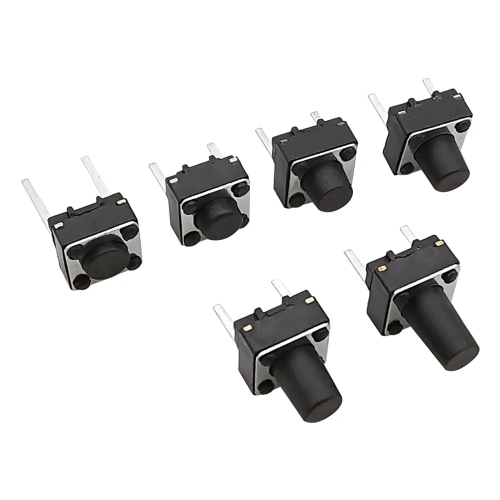 50x Tactile Reset Push Button Switch 2-Pin Momentary Micro Mini Tiny ...