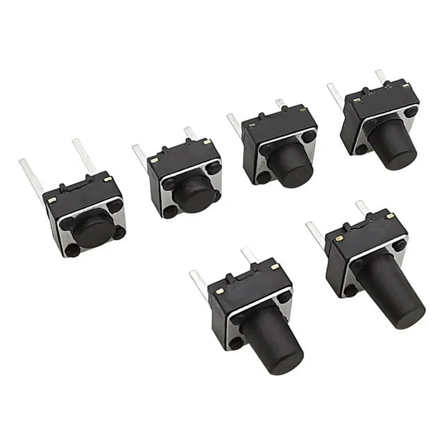 50x Tactile Reset Push Button Switch 2-Pin Momentary Micro Mini Tiny ...