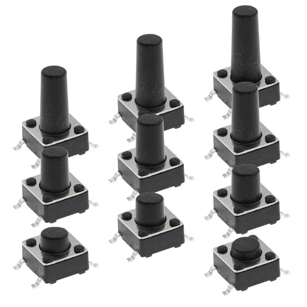 50x Tactile Reset Push Button Switch 4-Pin Momentary Micro Mini Tiny ...