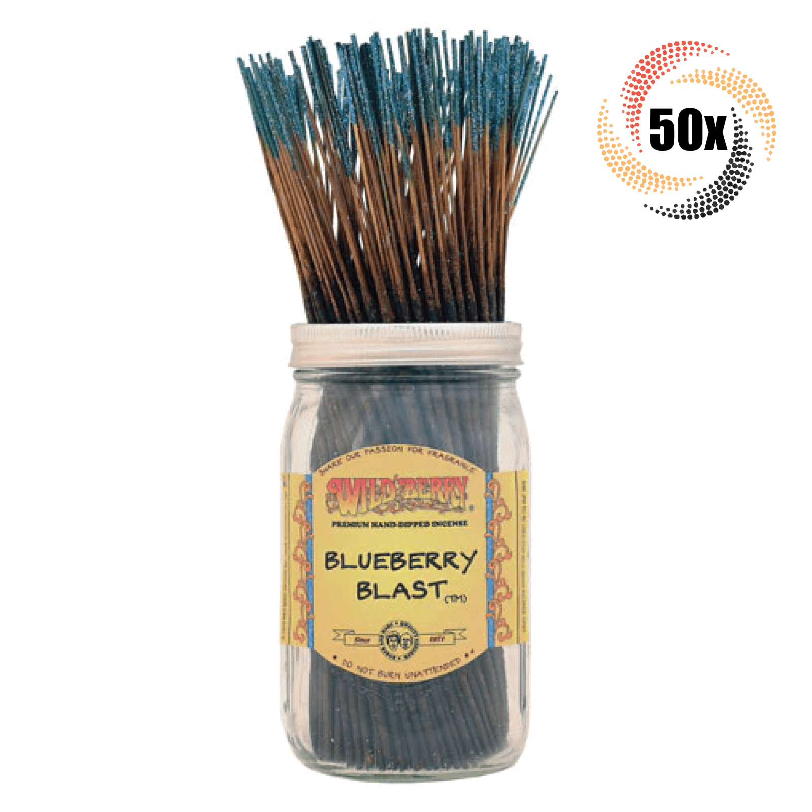 50x Wild Berry Blueberry Blast Scent Incense Sticks ( 50 Sticks ...