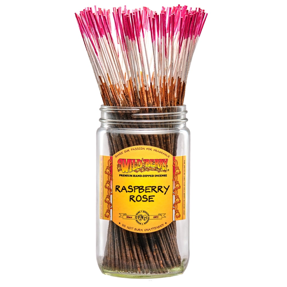 50x Wild Berry Incense Raspberry Rose Traditional Sticks - Walmart.com