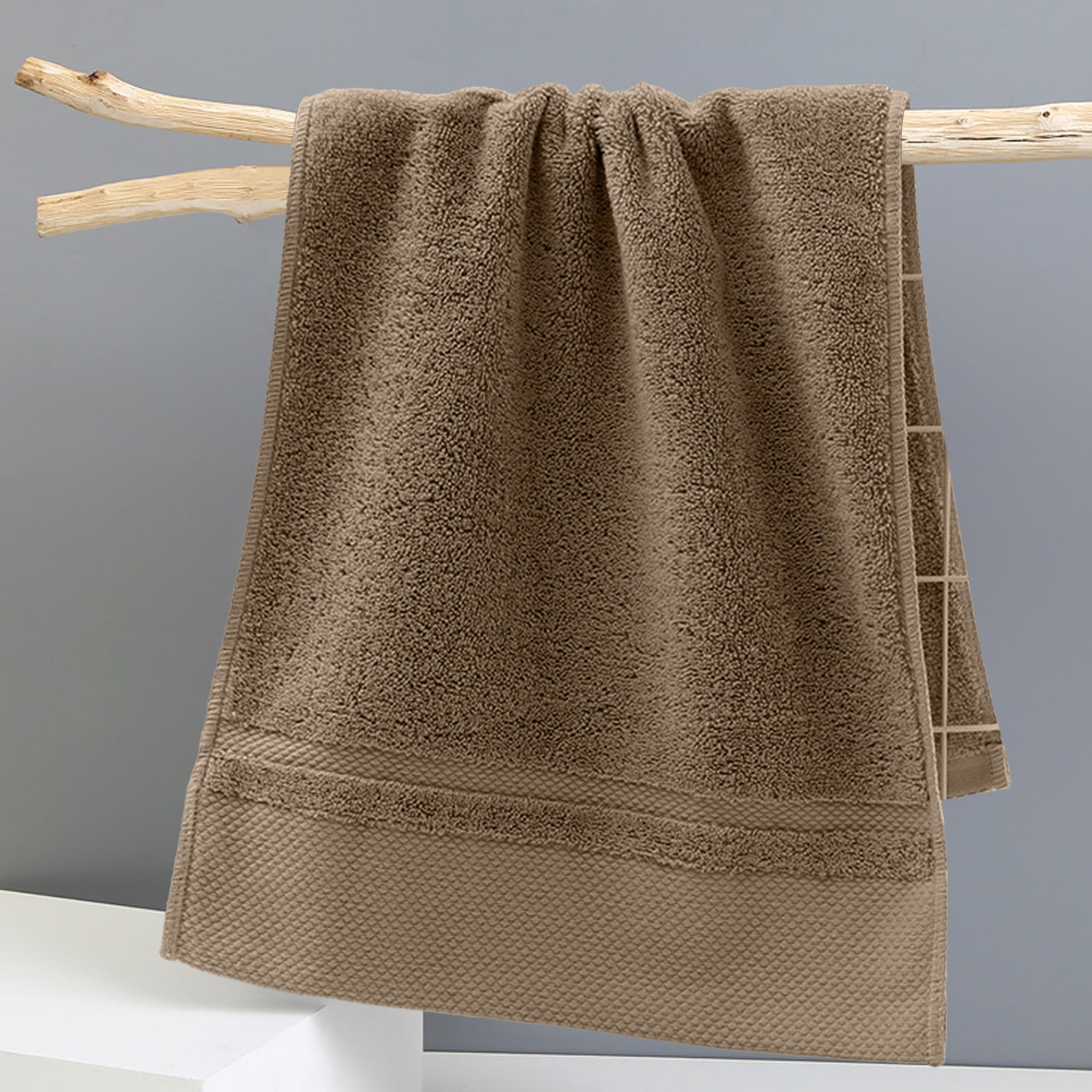 50x100cm Bath Towel Solid Color Enlarged Thickened Adult Strapless ...