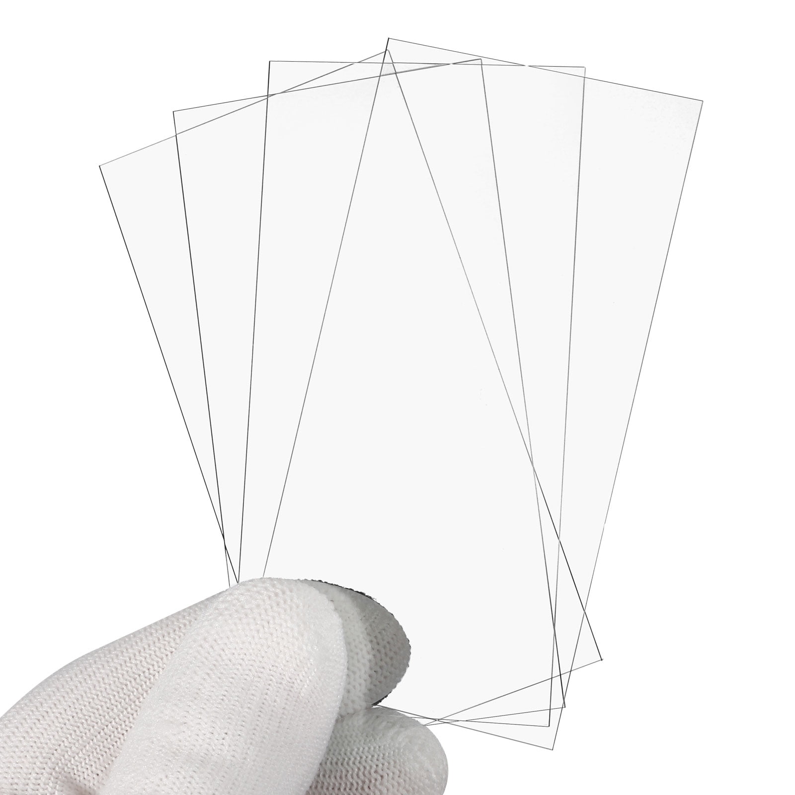 50x100mm Glass Streak Plate, 6pcs Lab Thin Layer Chromatography Plates ...