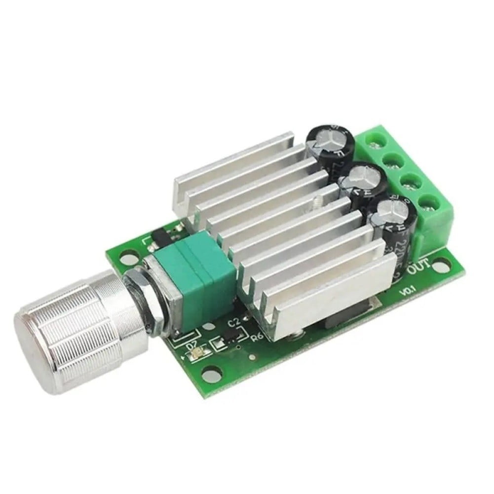 50x32mm DC Motor-Speed Controller 12V-30V 10A PWM DC Motor Speed Controller Adjustable Regulator ...