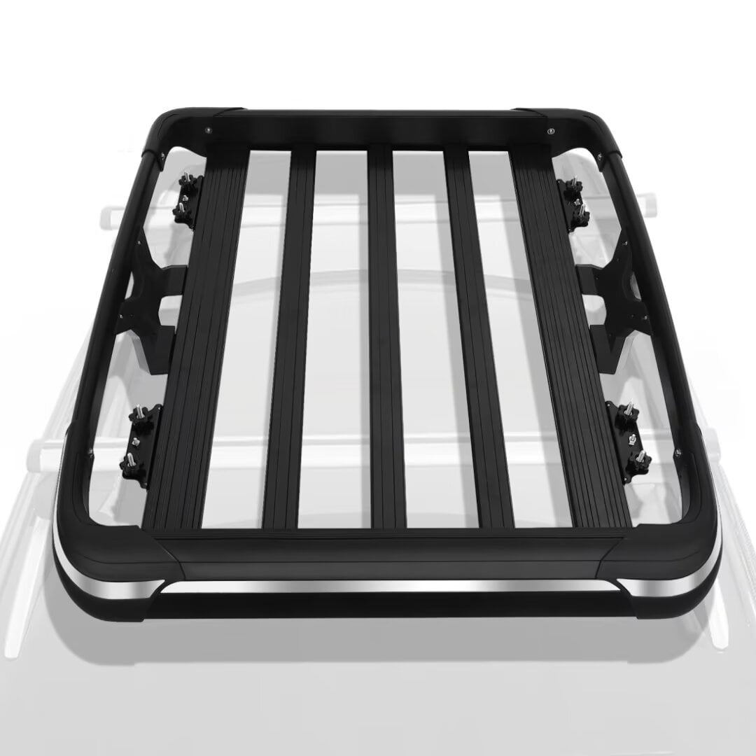 50x38 Inch Car Roof Rack Basket, 220LBS Load Capacity Aluminum Cargo ...