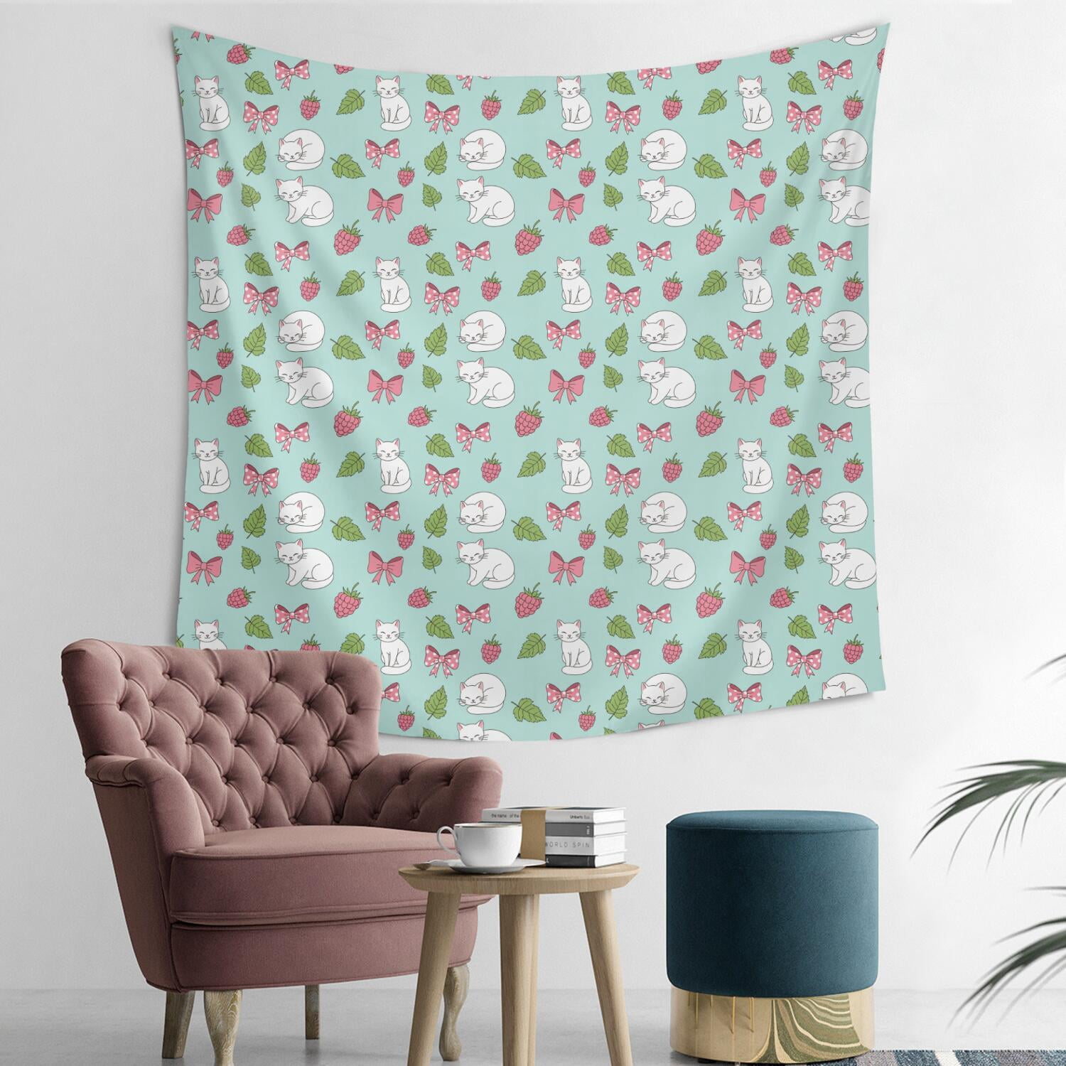 50x50 Inch Square Wall Tapestry for Indoor & Outdoor, Living Room ...