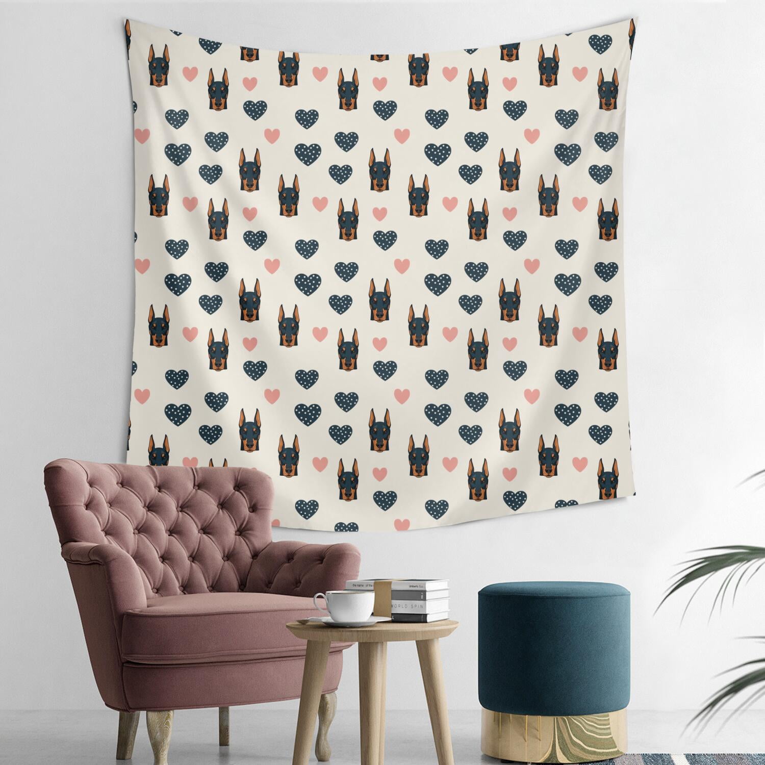 50x50 Inch Square Wall Tapestry for Indoor & Outdoor, Living Room ...