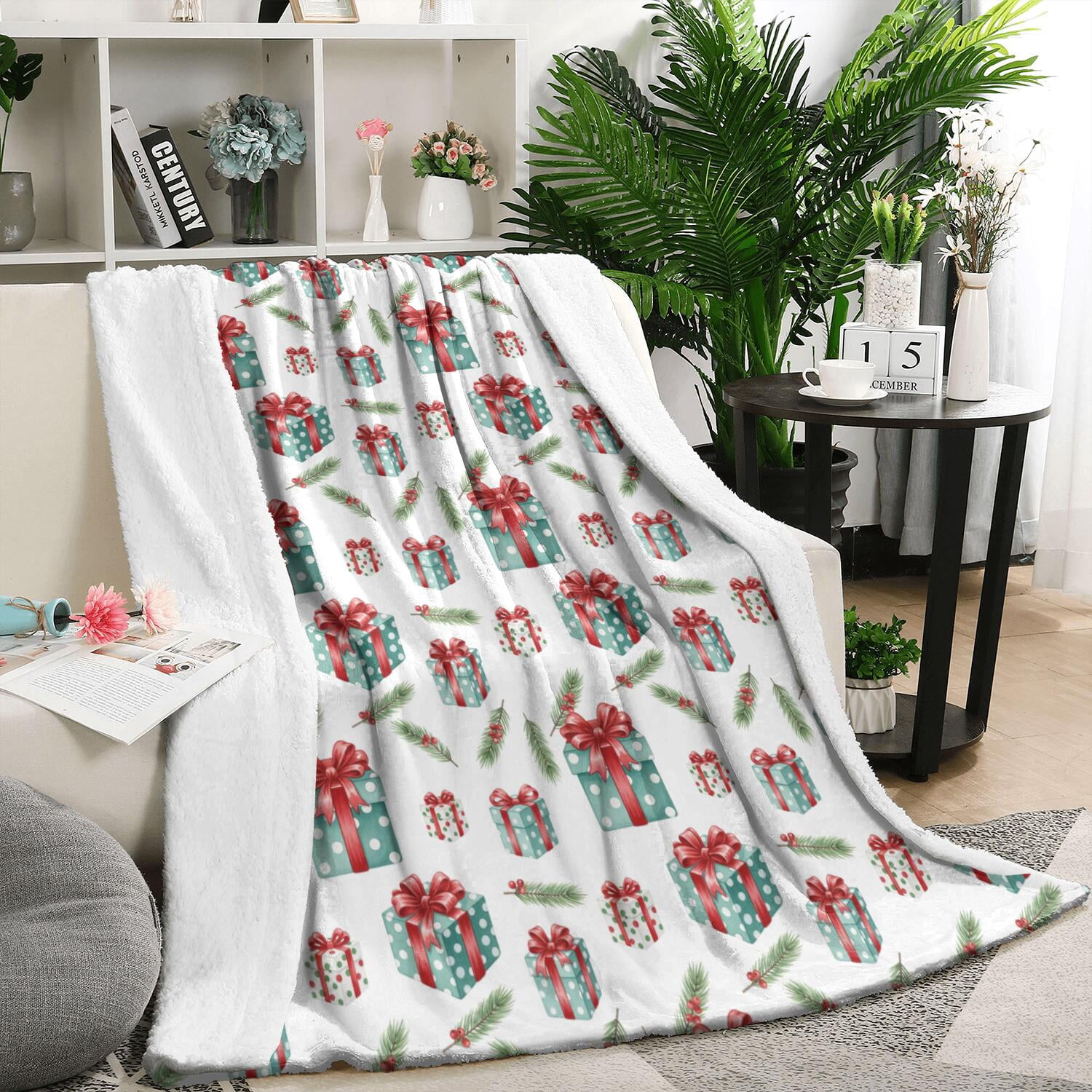 50x60 Inch Flannel Fleece Blanket for Men, Women & Kids, Soft ...