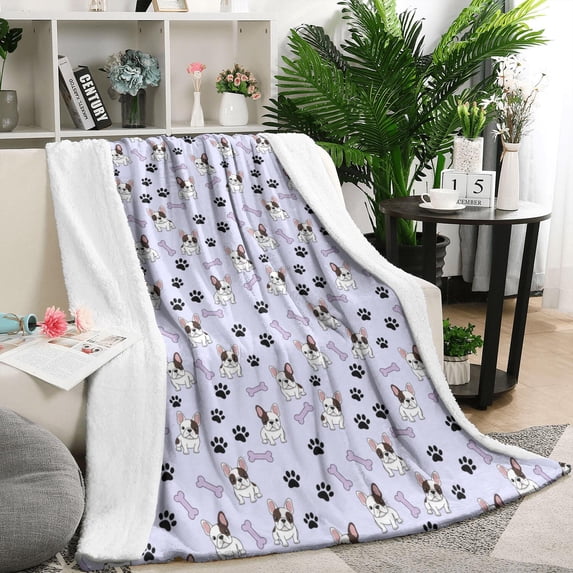 50x60 Inch Flannel Fleece Blanket for Men, Women & Kids, Soft ...