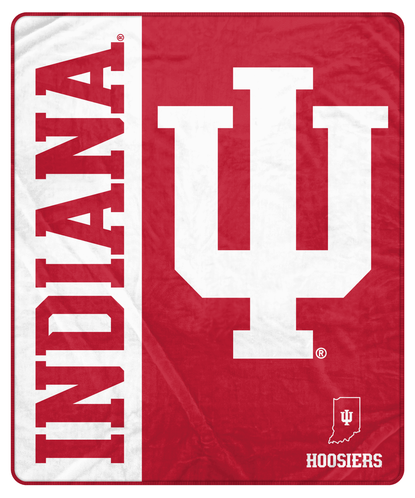 NCAA Indiana Hoosiers 50x60 Inch Ultra Soft Tailgate Throw - Walmart.com