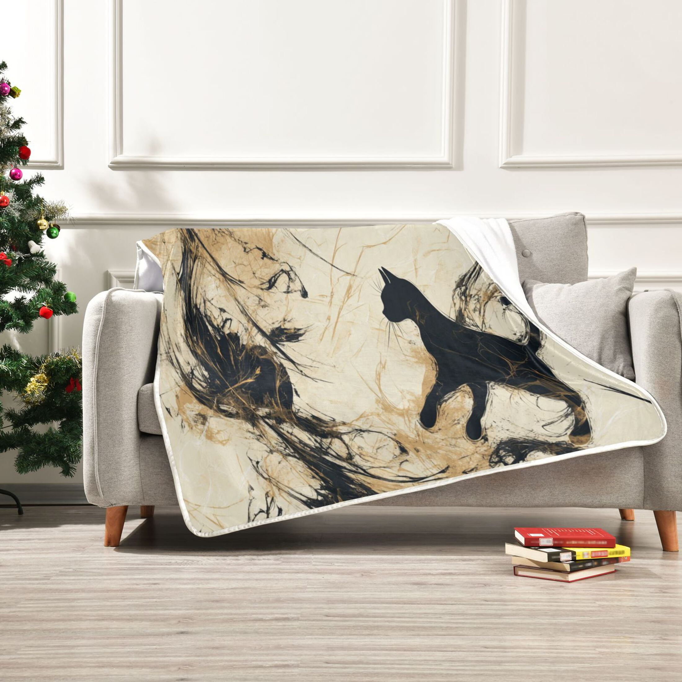 50x60 inch Crystal Fleece & Arctic Fleece Blanket Soft Bed Throws for ...