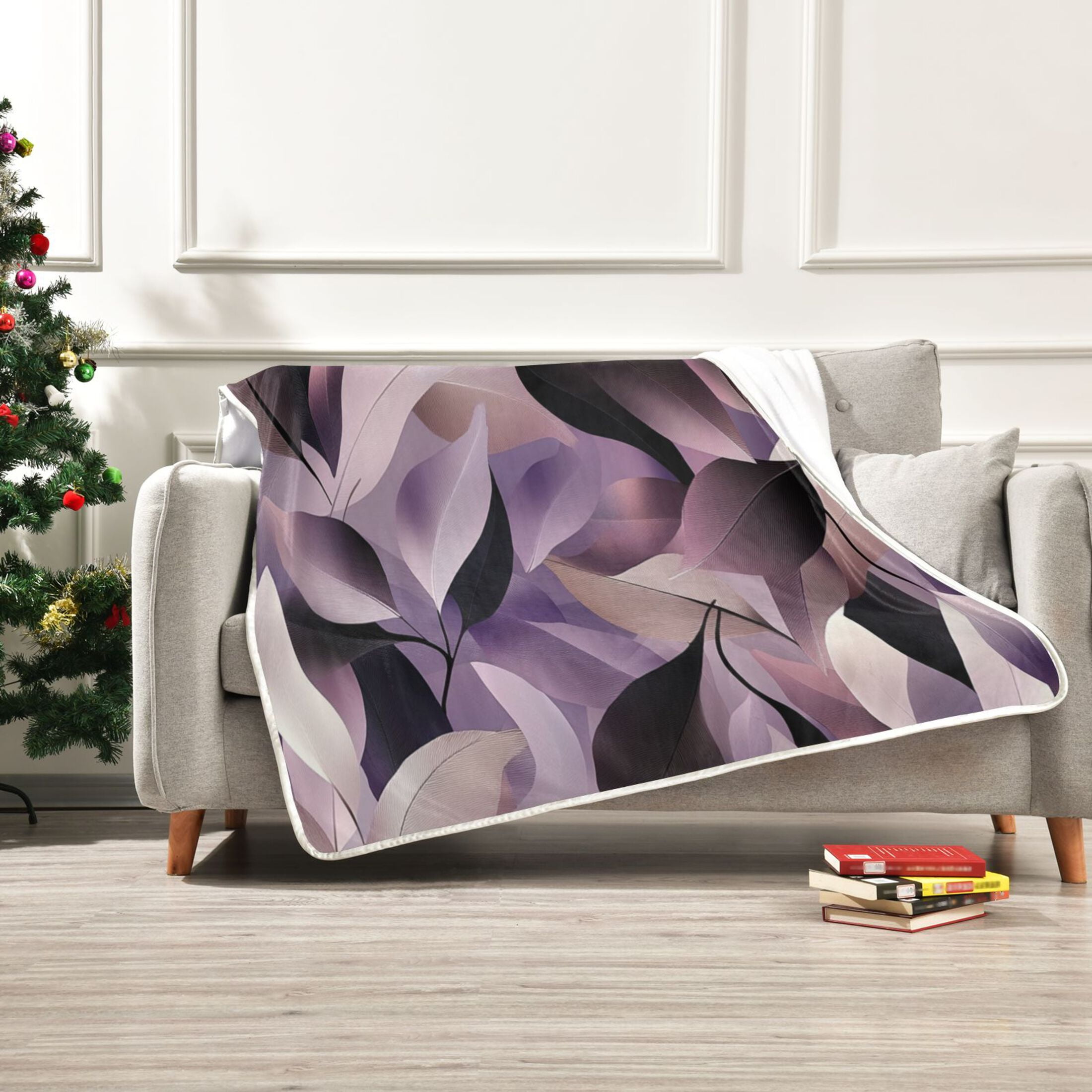 50x60 inch Crystal Fleece & Arctic Fleece Blanket Soft Bed Throws for ...